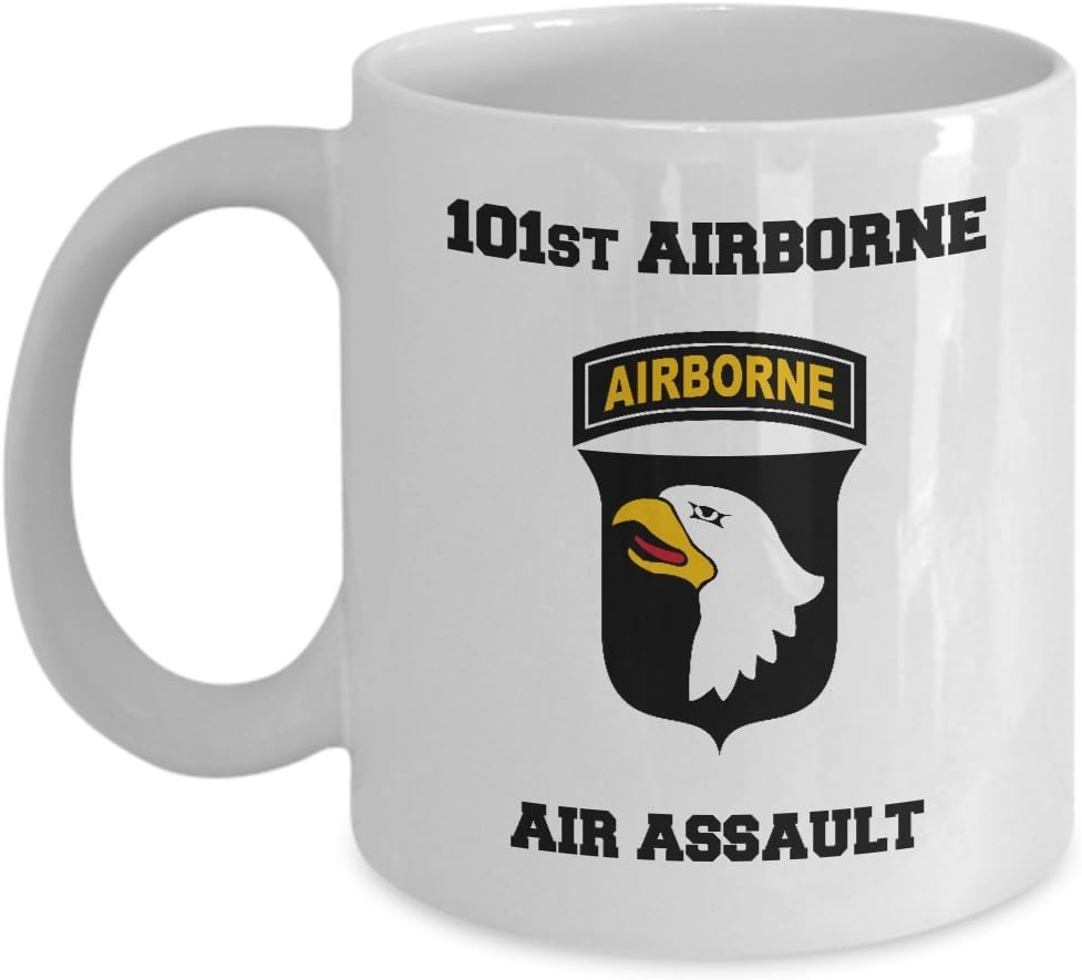 U.S. Army 101st Airborne Division Patch Coffee Mug - Air Assault ...