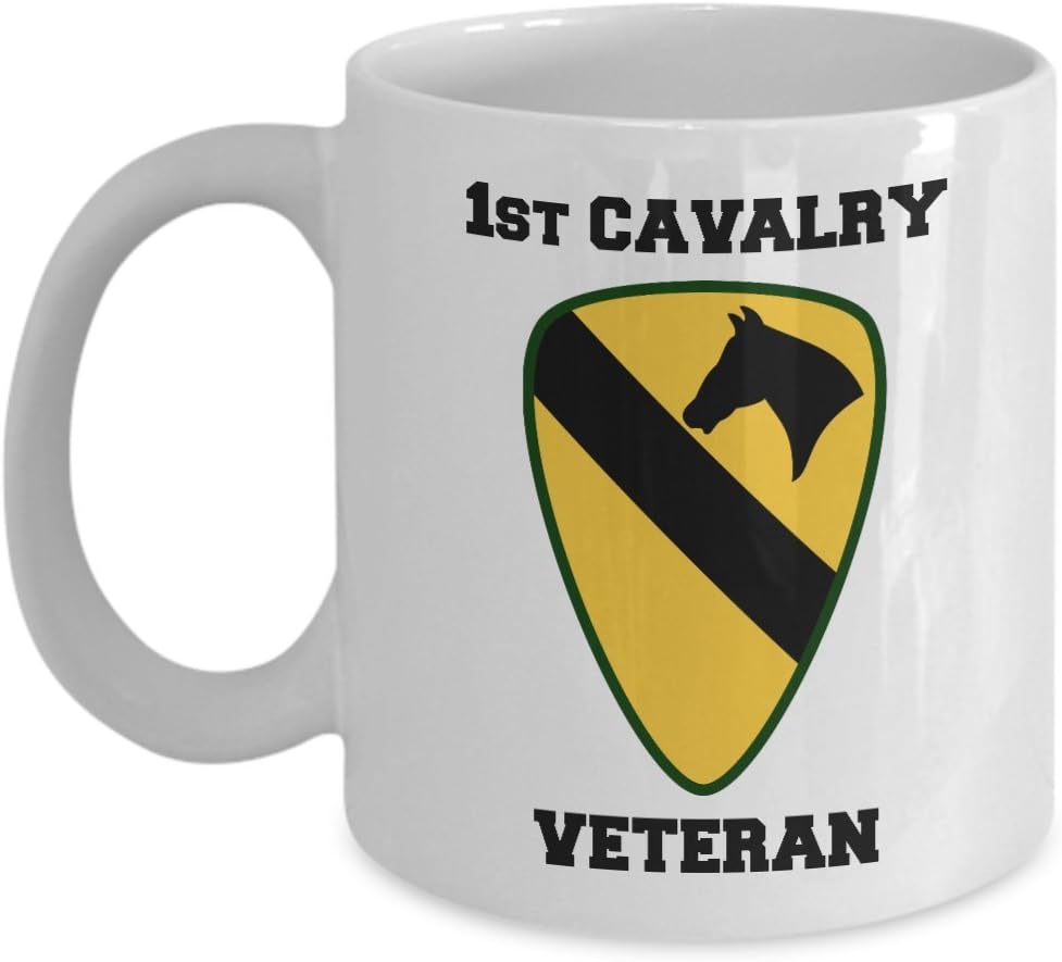 U.S. Army 1st Cavalry Coffee Mug - 1st CAV Veteran – Custom Army Designs