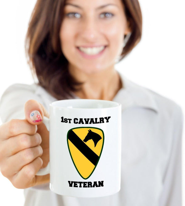 U.S. Army 1st Cavalry Coffee Mug - 1st CAV Veteran – Custom Army Designs