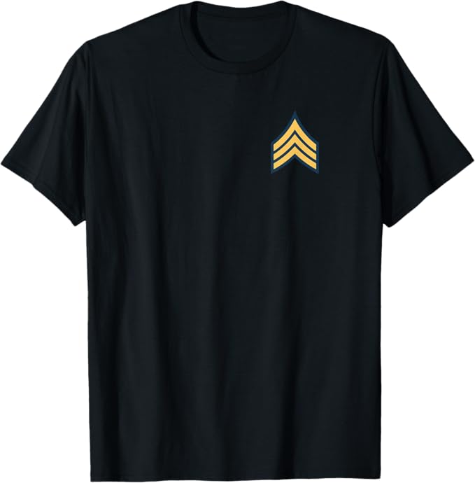 U.S. Army Sergeant (E-5) Rank T-Shirt | SGT E5 – Custom Army Designs