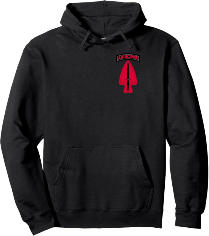 U.S. Army Special Operations Patch Hoodie | USASOC - Delta - Nightstal ...