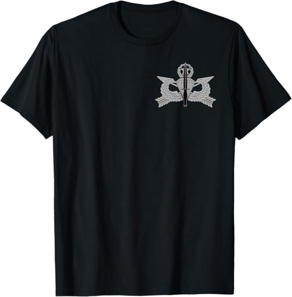 U.S. Army USASOC T-Shirt | Dagger Jumpmaster Airborne Wings – Custom ...