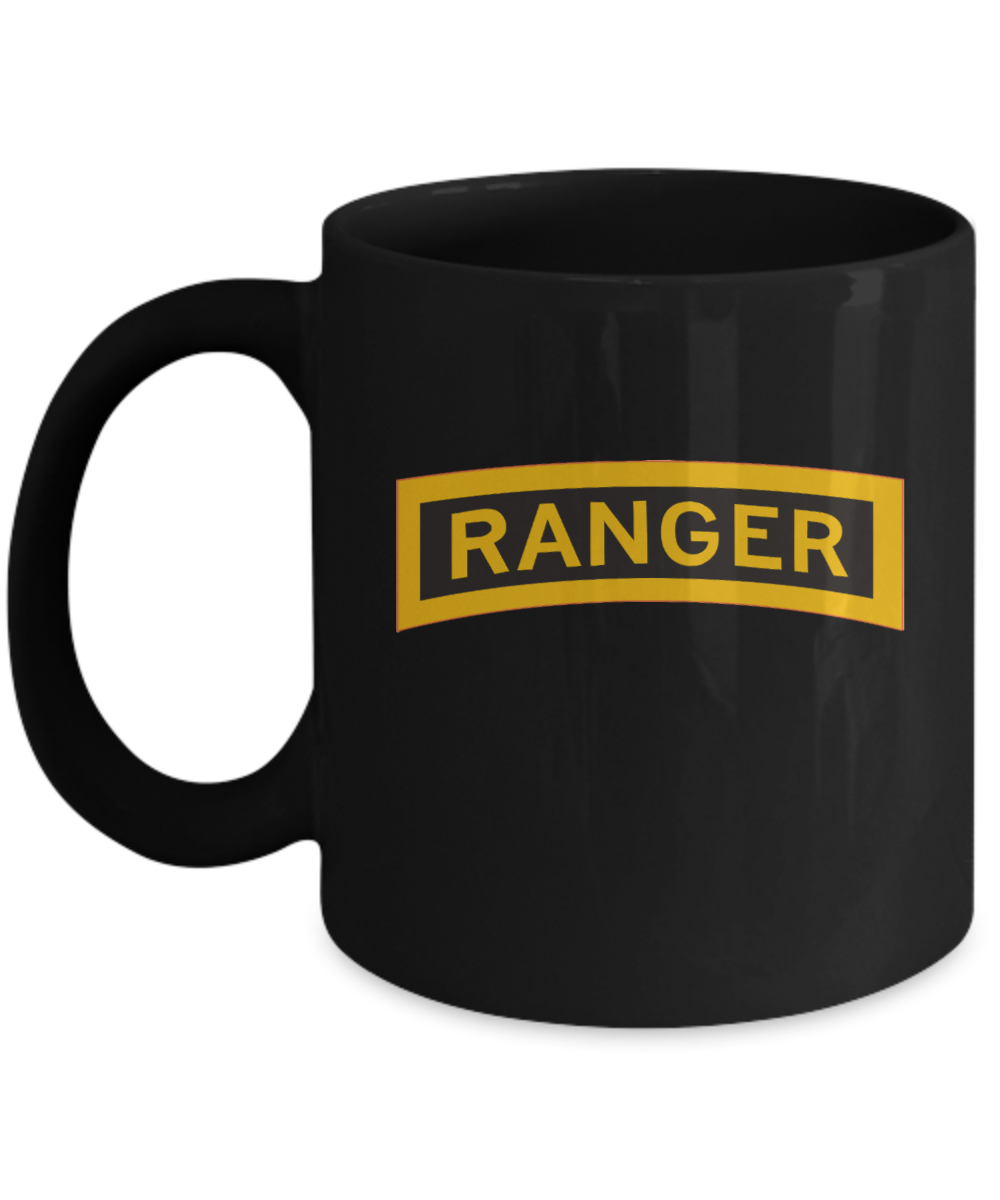 U.S. Army Ranger Tab Coffee Mug – Custom Army Designs